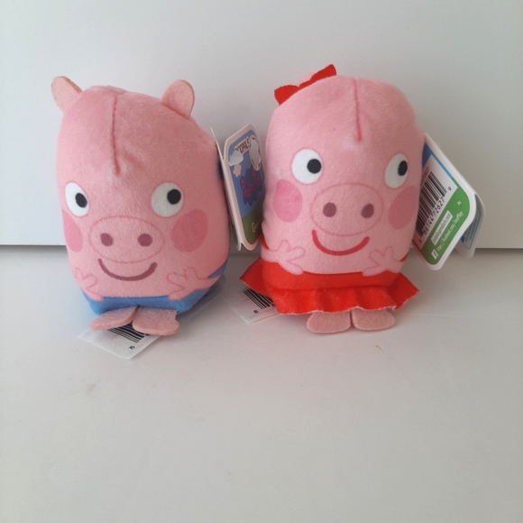 Peppa Pig | Toys | Peppa Pig Mini Plush Pod Pals Set Of 2 Peppa George ...